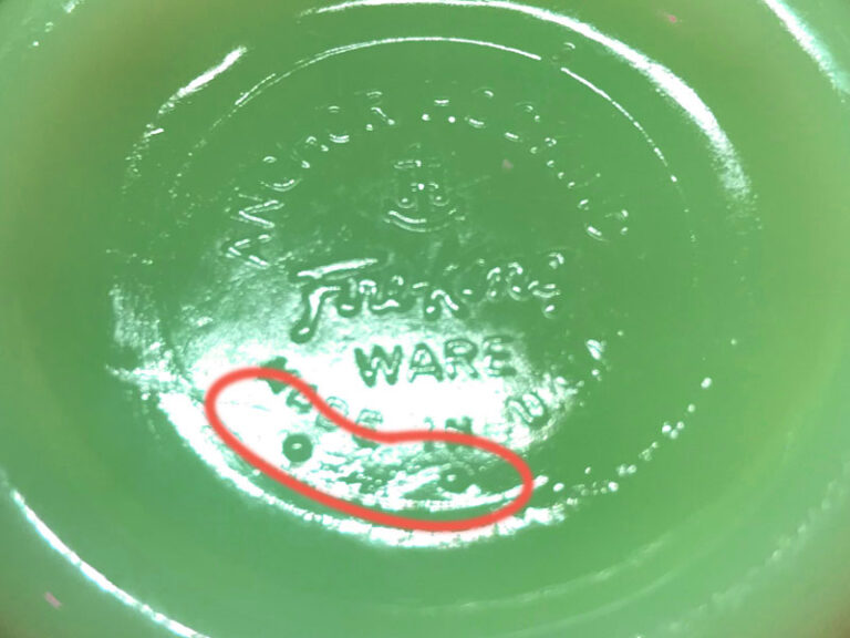 How to Identify Fire-King Jadeite Dish Markings - FireKing Grill