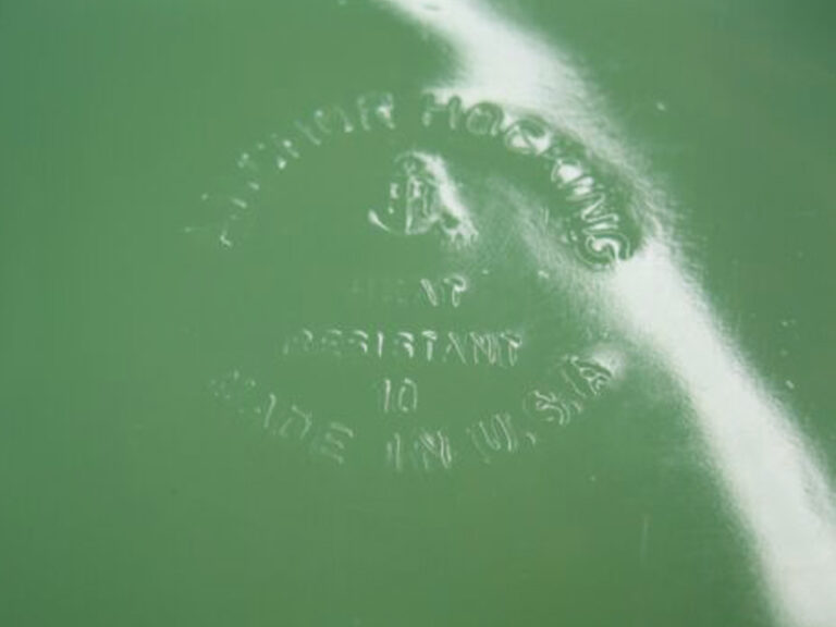 How to Identify Fire-King Jadeite Dish Markings - FireKing Grill