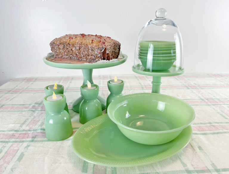 How to Create a Stunning Tablescape with Jadeite Dishes - FireKing Grill